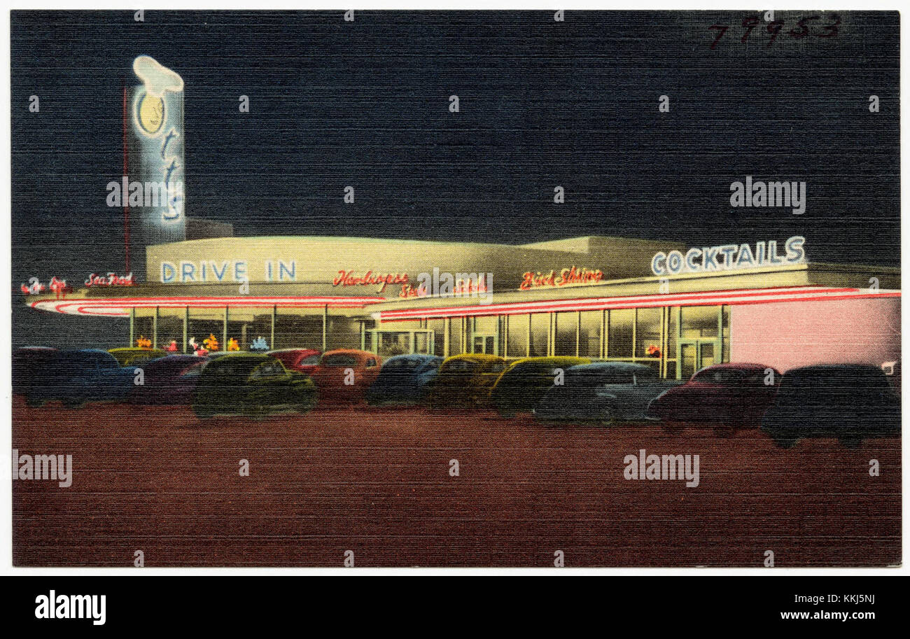 Ott's Drive-In, located in the United States, is a nostalgic roadside ...