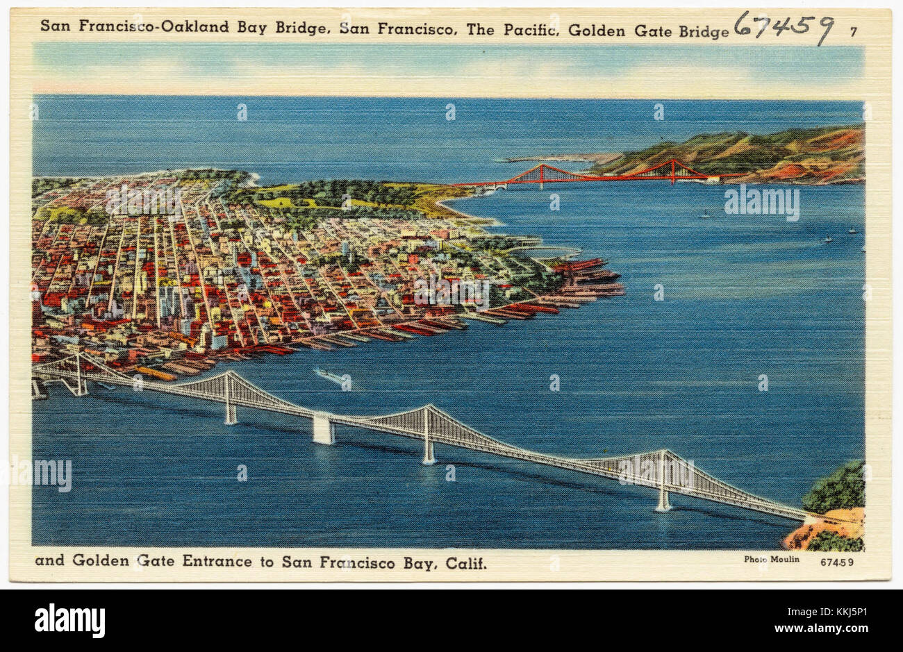 Oakland bay bridge vintage hi-res stock photography and images - Alamy