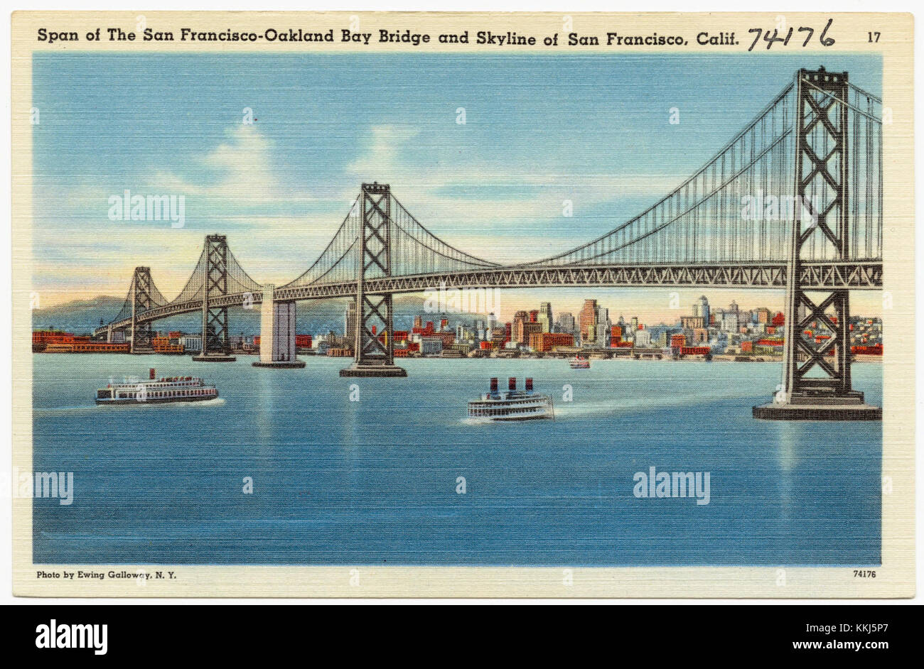Oakland bay bridge vintage hi-res stock photography and images - Alamy