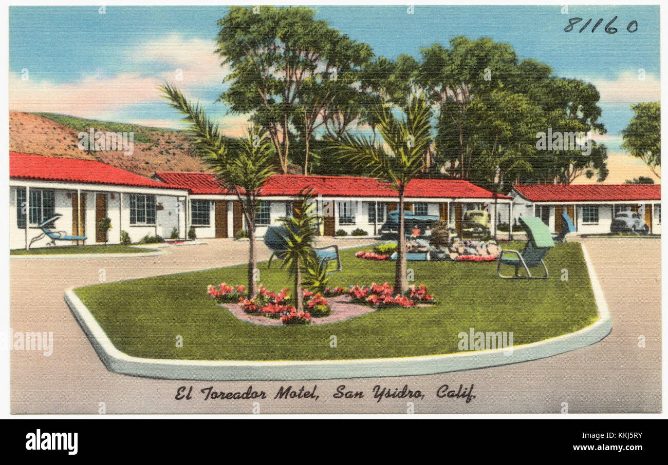 El Toreador Motel, San Ysidro, Calif (81160 Stock Photo - Alamy