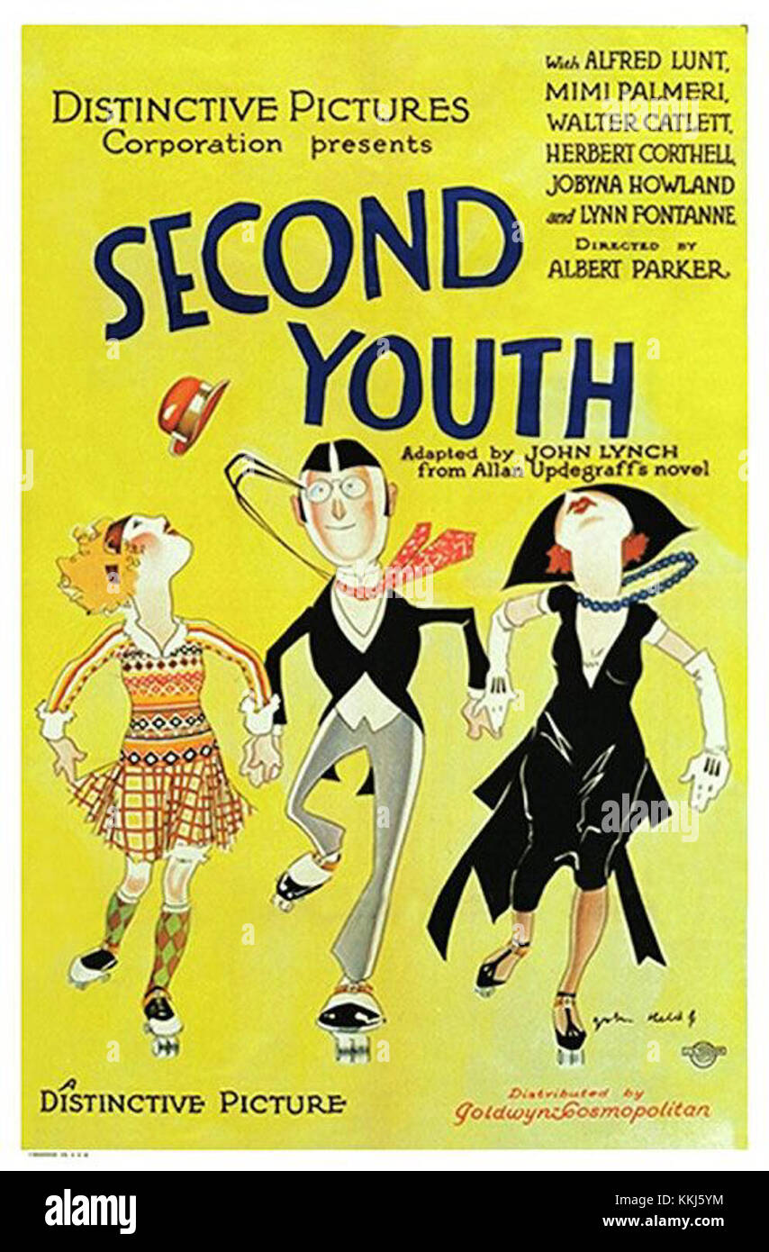 This poster, titled 'Second Youth,' likely depicts themes of ...