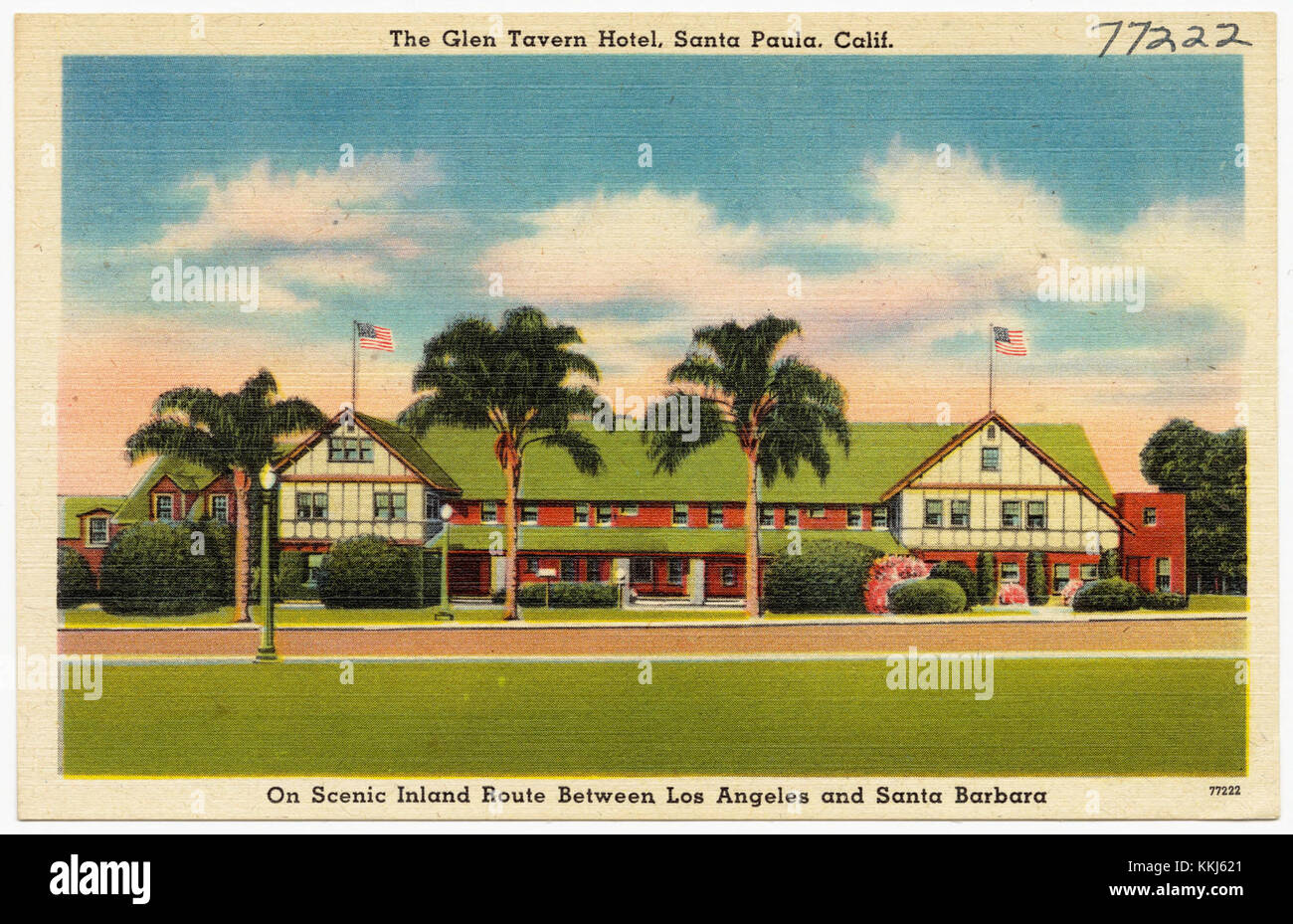 The Glen Tavern Hotel, Santa Paula, Calif (77222 Stock Photo - Alamy