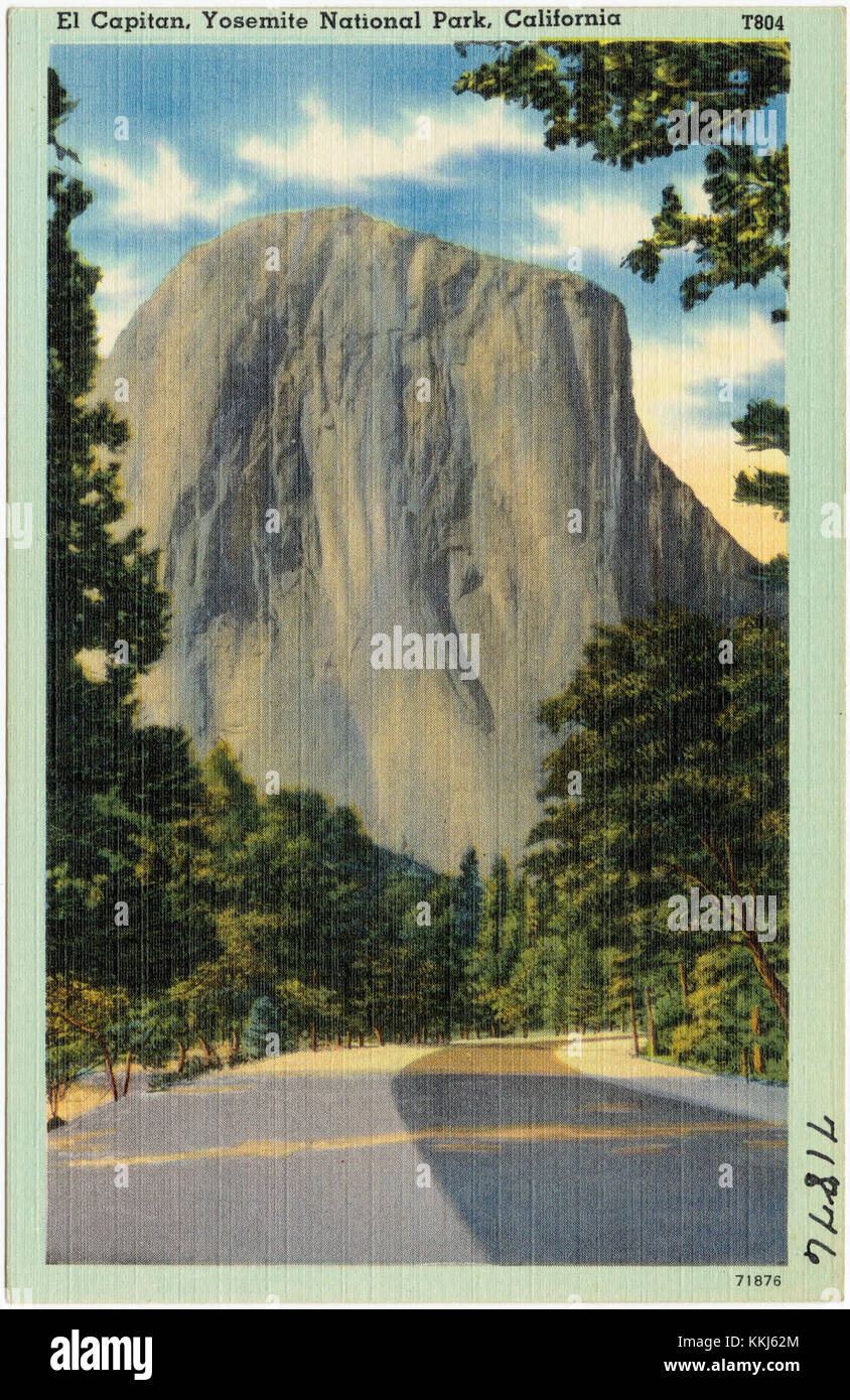 A breathtaking view of El Capitan in Yosemite National Park, California ...