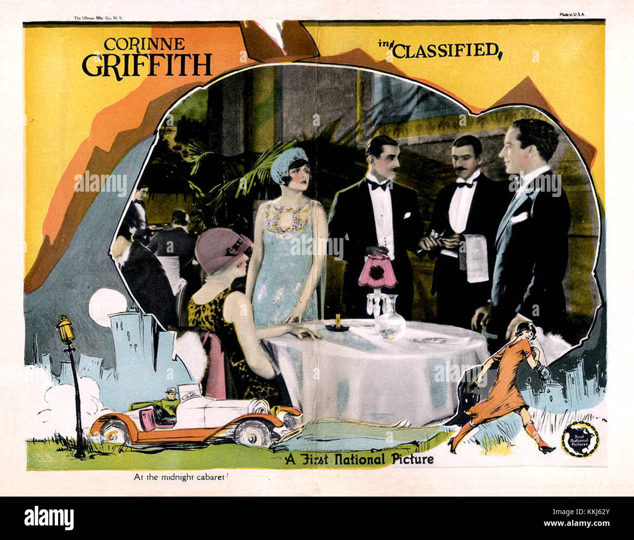 A classified lobby card from a vintage film, likely dating from the mid ...