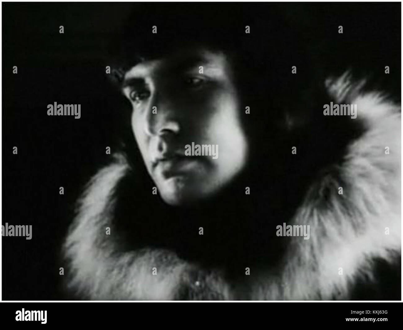 Ray Mala, an American actor and Hollywood pioneer of Native Alaskan ...