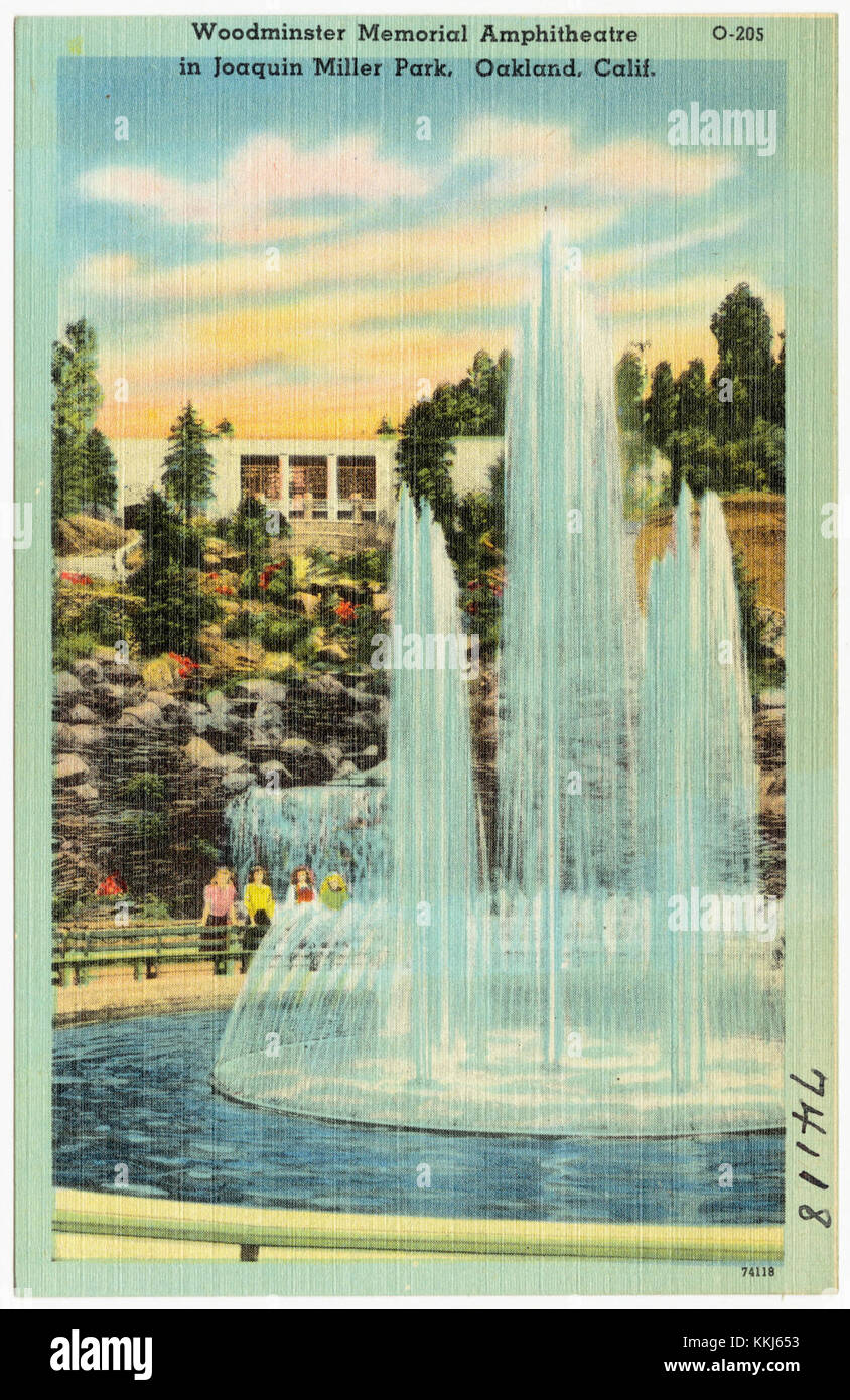 The Woodminster Memorial Amphitheatre, located in Joaquin Miller Park ...