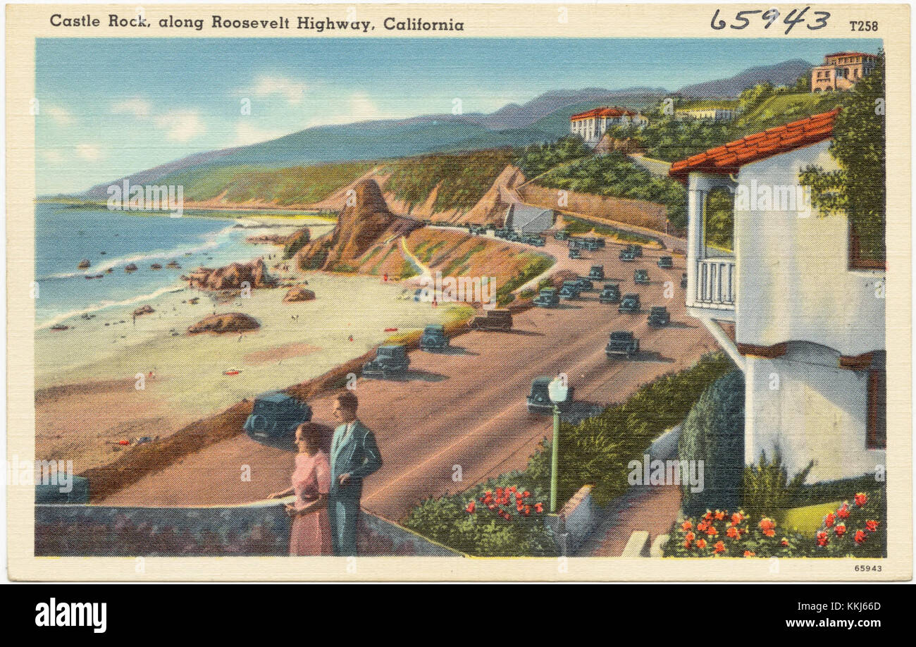 Castle Rock is a prominent geological feature located along Roosevelt ...
