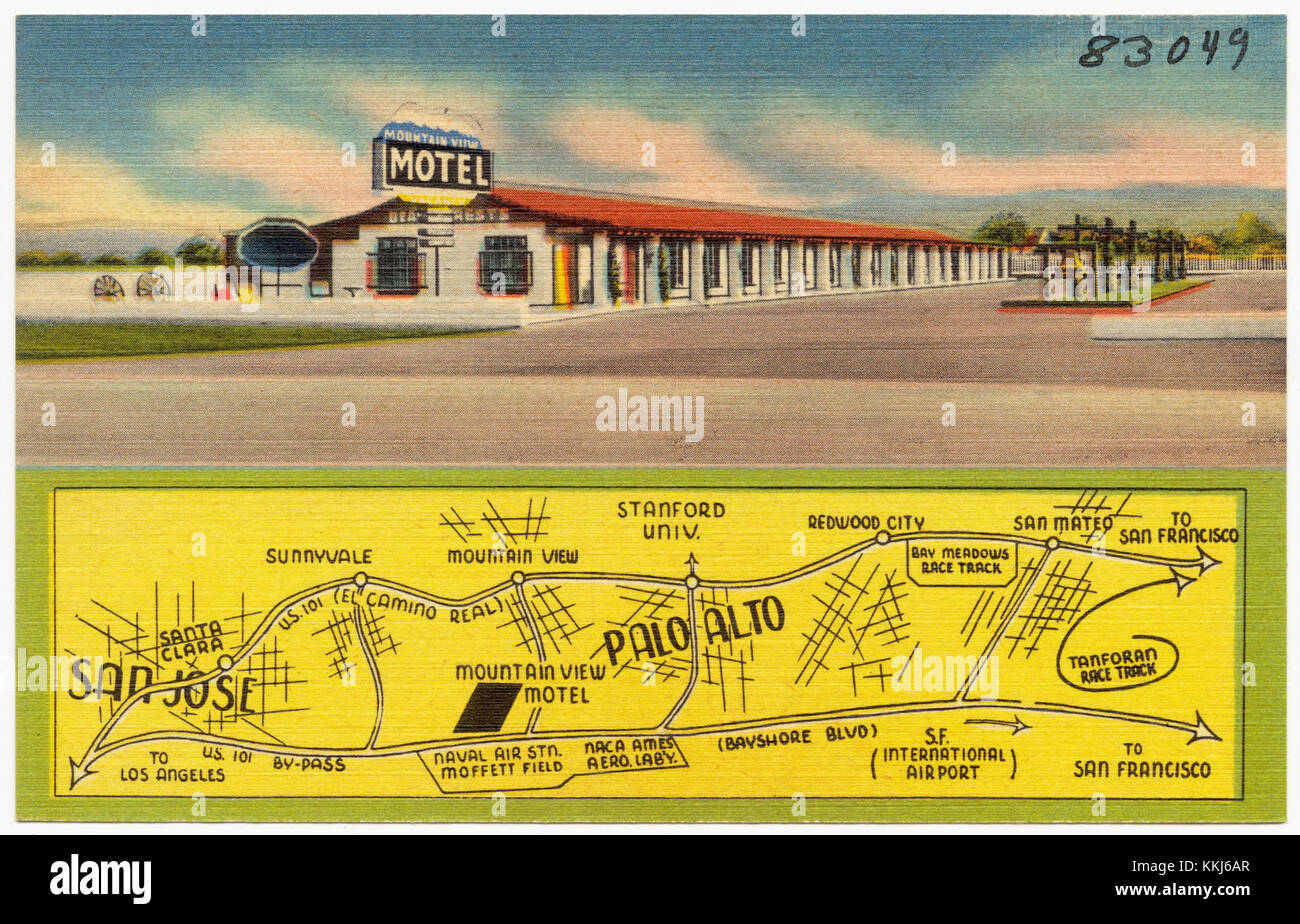 Photograph of the Mountain View Motel, showcasing the exterior and ...