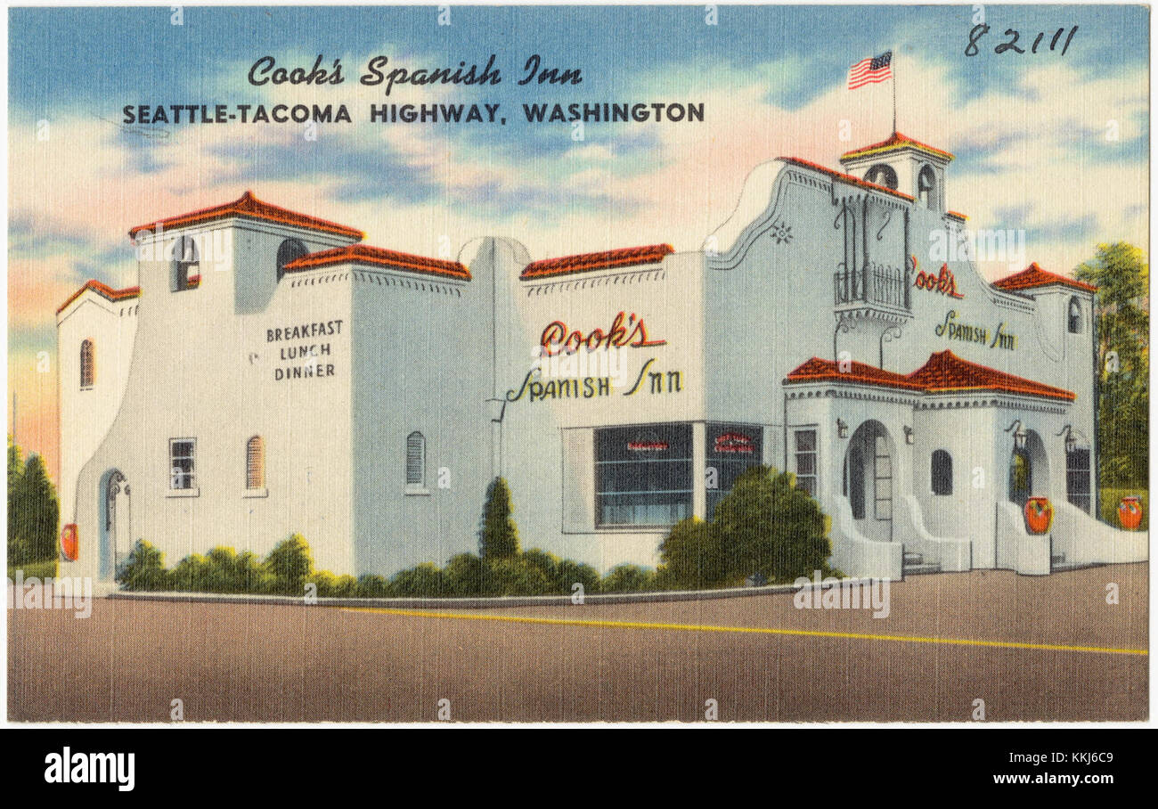 Cook's Spanish Inn, located along the Seattle-Tacoma Highway in ...