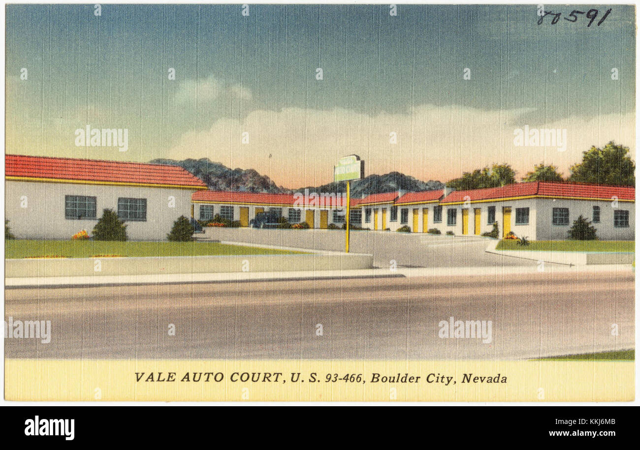 The Vale Auto Court is a historical motel located along U.S. Route 93 ...