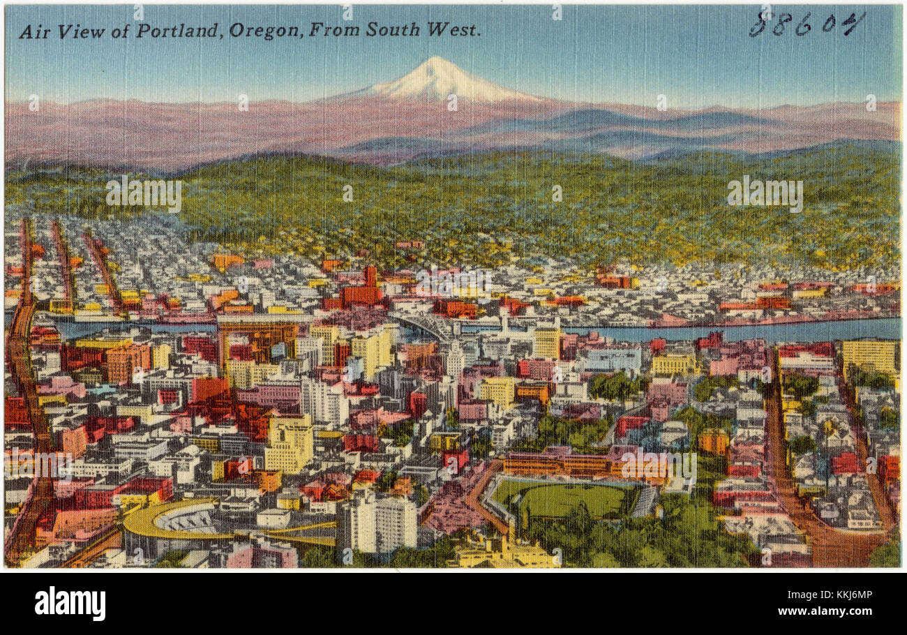 Port of portland oregon aerial hi-res stock photography and images - Alamy