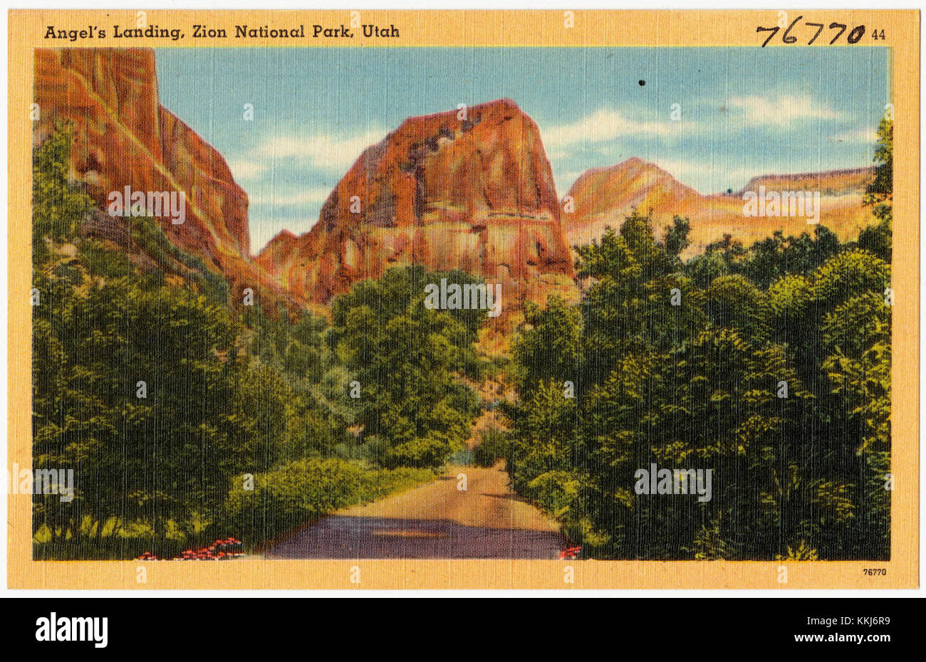 Angel's Landing, Zion National Park, Utah (76770 Stock Photo - Alamy