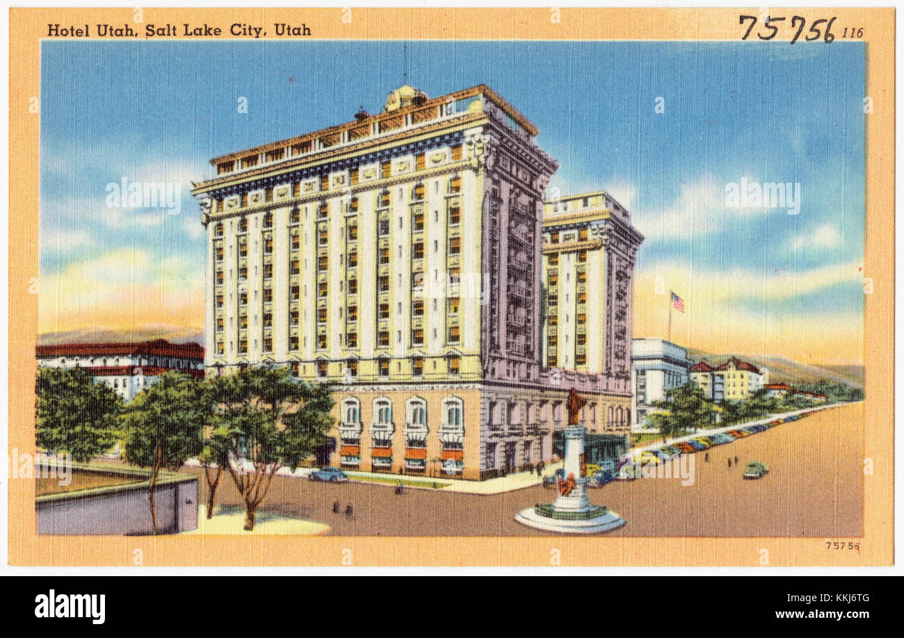 Hotel Utah, located in Salt Lake City, Utah, was built in 1911. It is a ...
