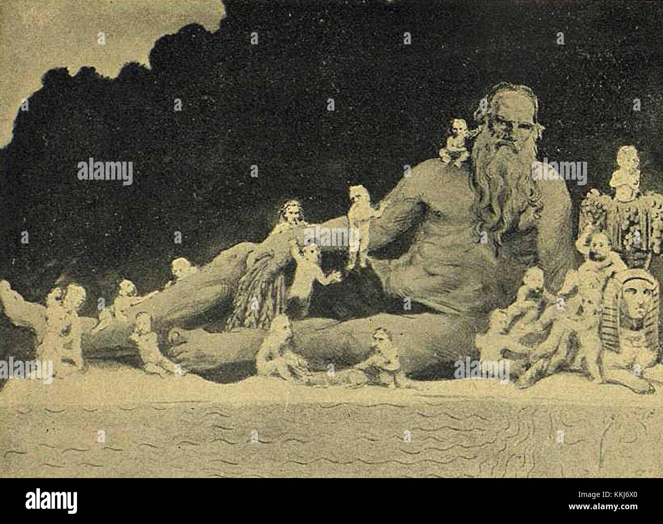 'Giant and Pygmies' is an artwork exploring themes of scale and ...