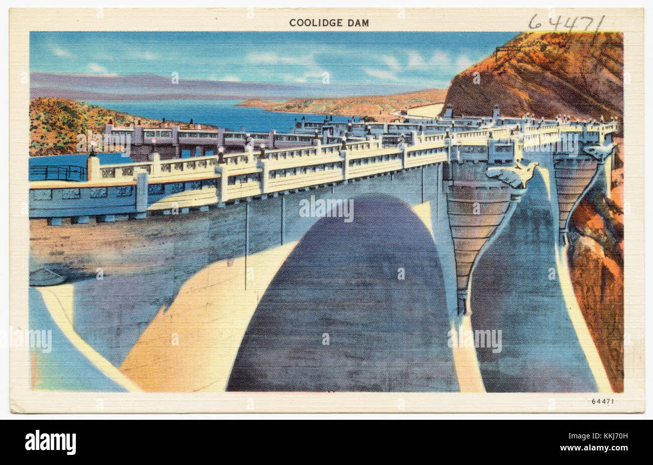 Coolidge dam hi-res stock photography and images - Alamy