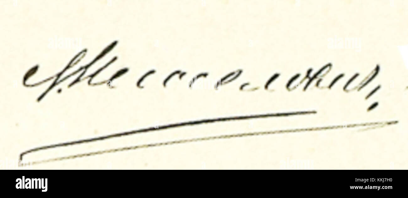 The signature of Nisselovich, a notable figure, reflects his personal ...