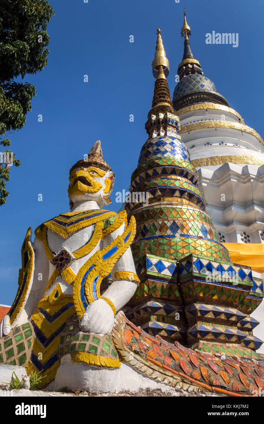 Wat Gate Karan in the city of Chiang Mai in northern Thailand Stock ...