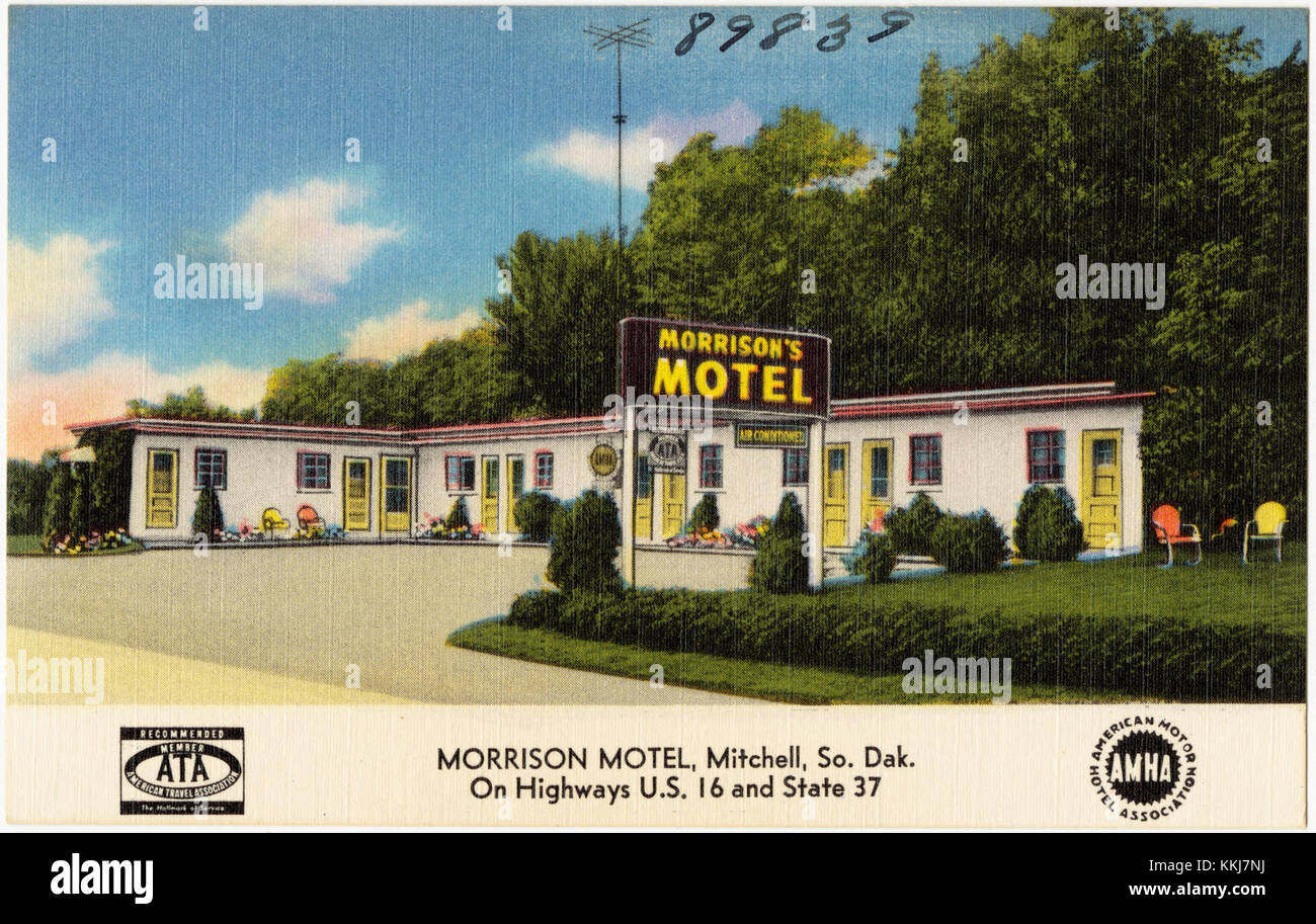 The Morrison Motel, located in Mitchell, South Dakota, is a roadside ...