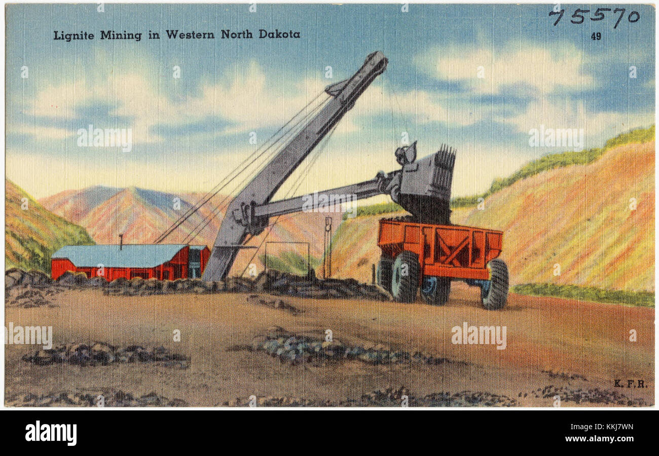 Lignite mining in Western North Dakota is a significant industrial ...