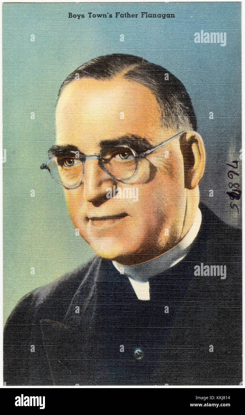 Father Flanagan, founder of Boys Town, a home for orphaned children in ...