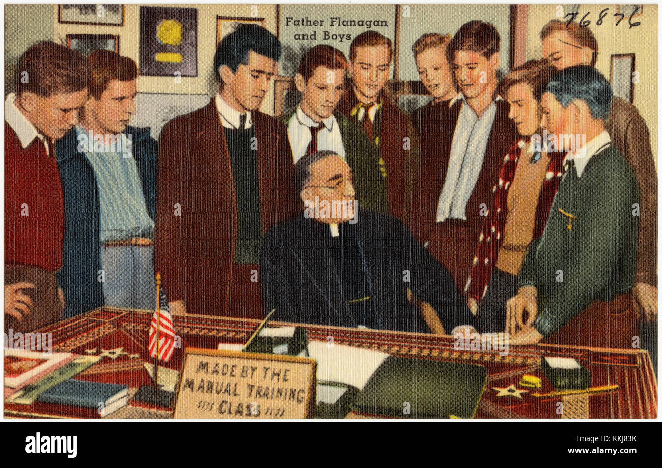 Father Flanagan, known for his work with troubled youth, is seen in ...