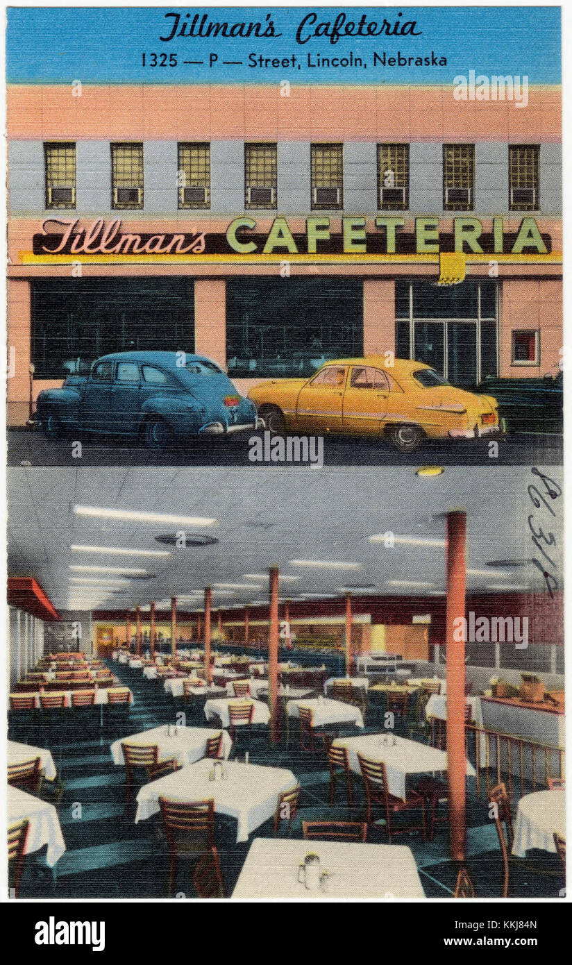 Jillman's Cafeteria, located at 1325 P Street in Lincoln, Nebraska, was ...