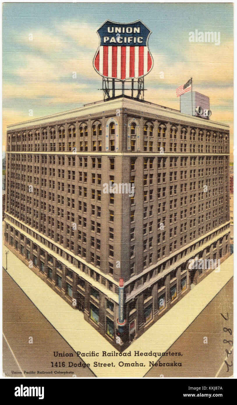 The Union Pacific Railroad Headquarters, located at 1416 Dodge Street ...