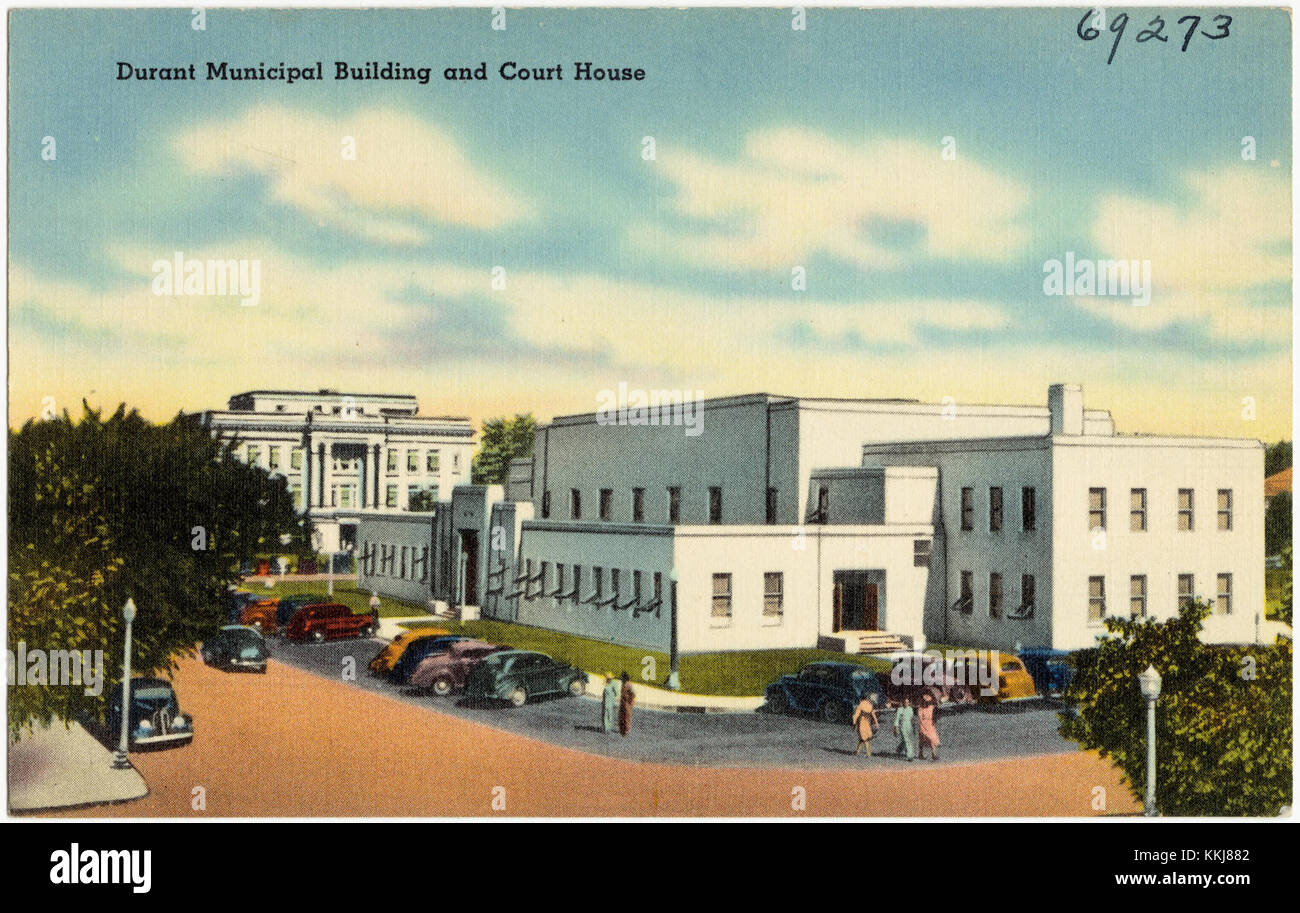 The Durant Municipal Building and Court House in Durant, Mississippi ...