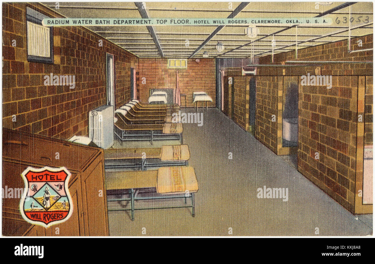 The Radium Water Bath Department, located on the top floor of Hotel ...