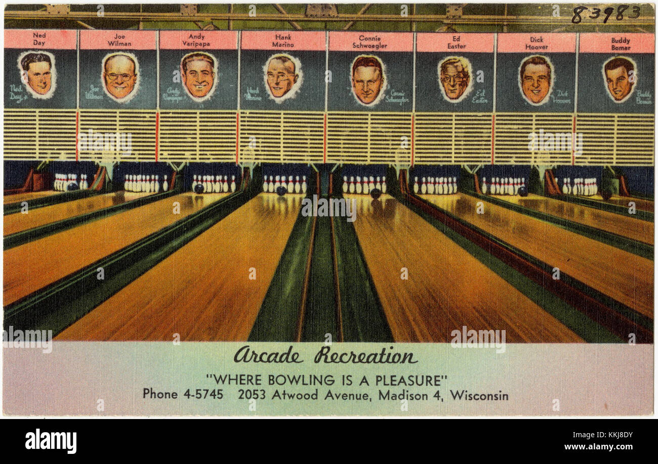 Arcade Recreation, Where bowling is a pleasure, 2053 Atwood Avenue ...