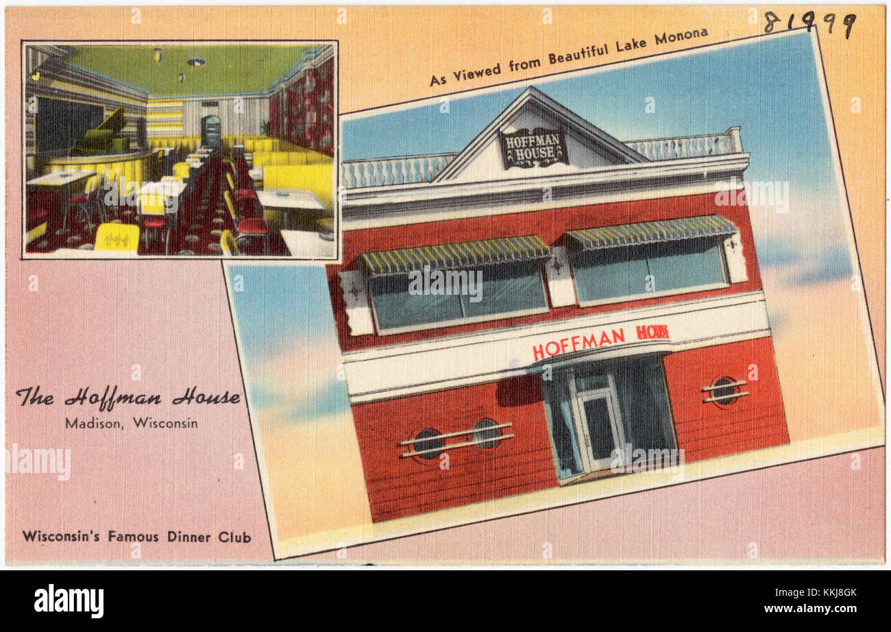The Hoffman House in Madison, Wisconsin, as depicted in 1999, is a ...