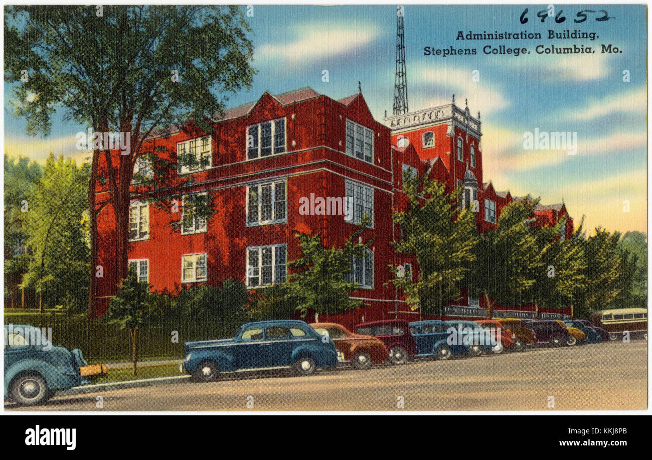 The administration building at Stephens College in Columbia, Missouri ...