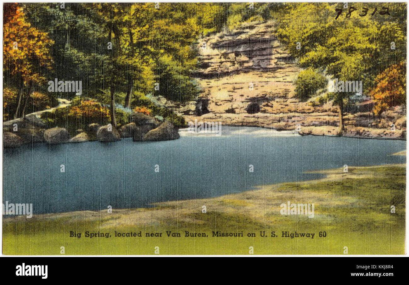 Big Spring is located near Van Buren, Missouri, along U.S. Highway 60 ...