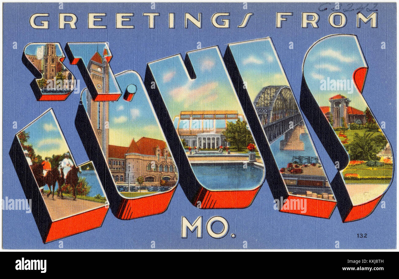Greetings from st louis hi-res stock photography and images - Alamy