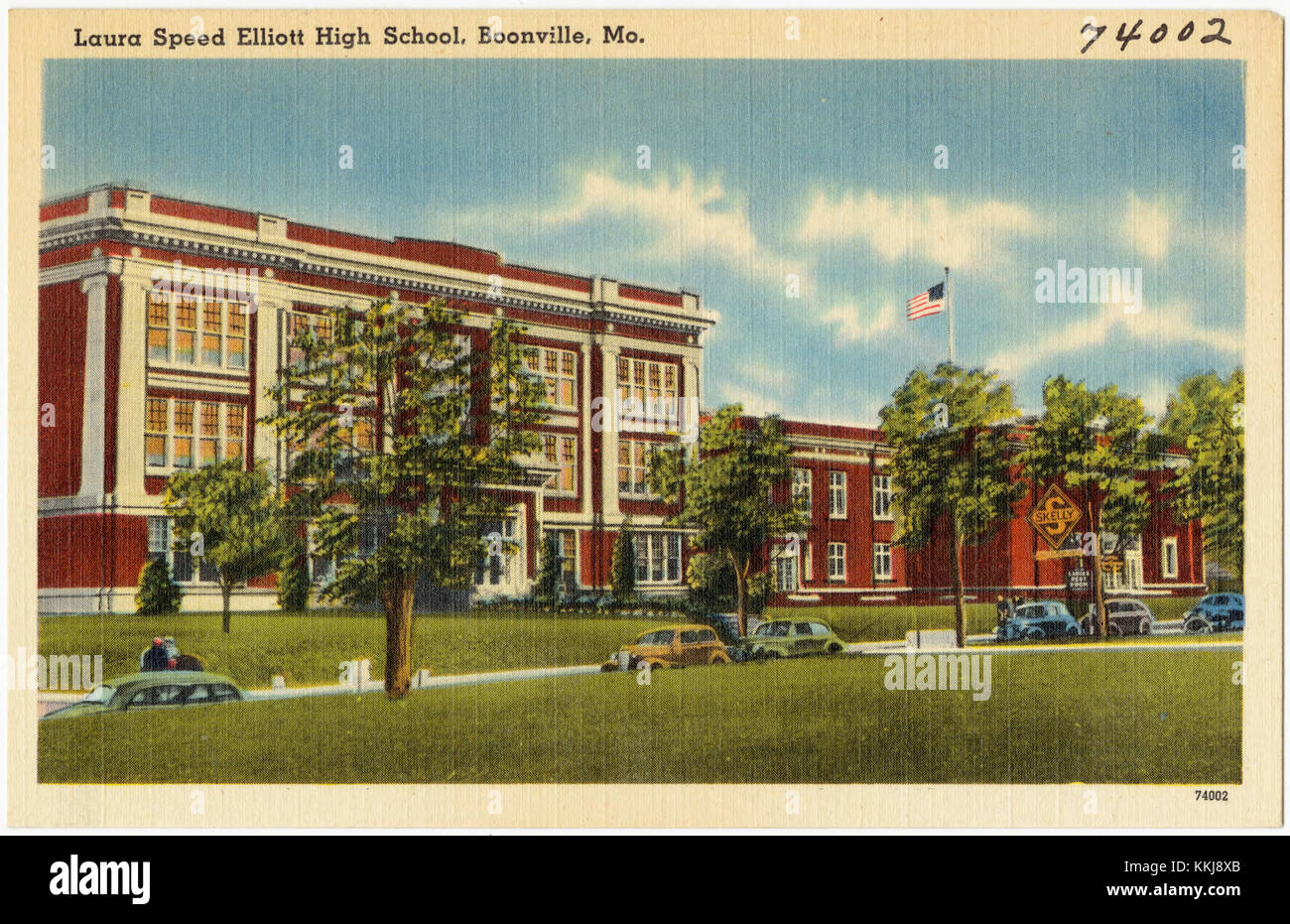 Laura Speed Elliott High School, Boonville, Mo (74002 Stock Photo - Alamy