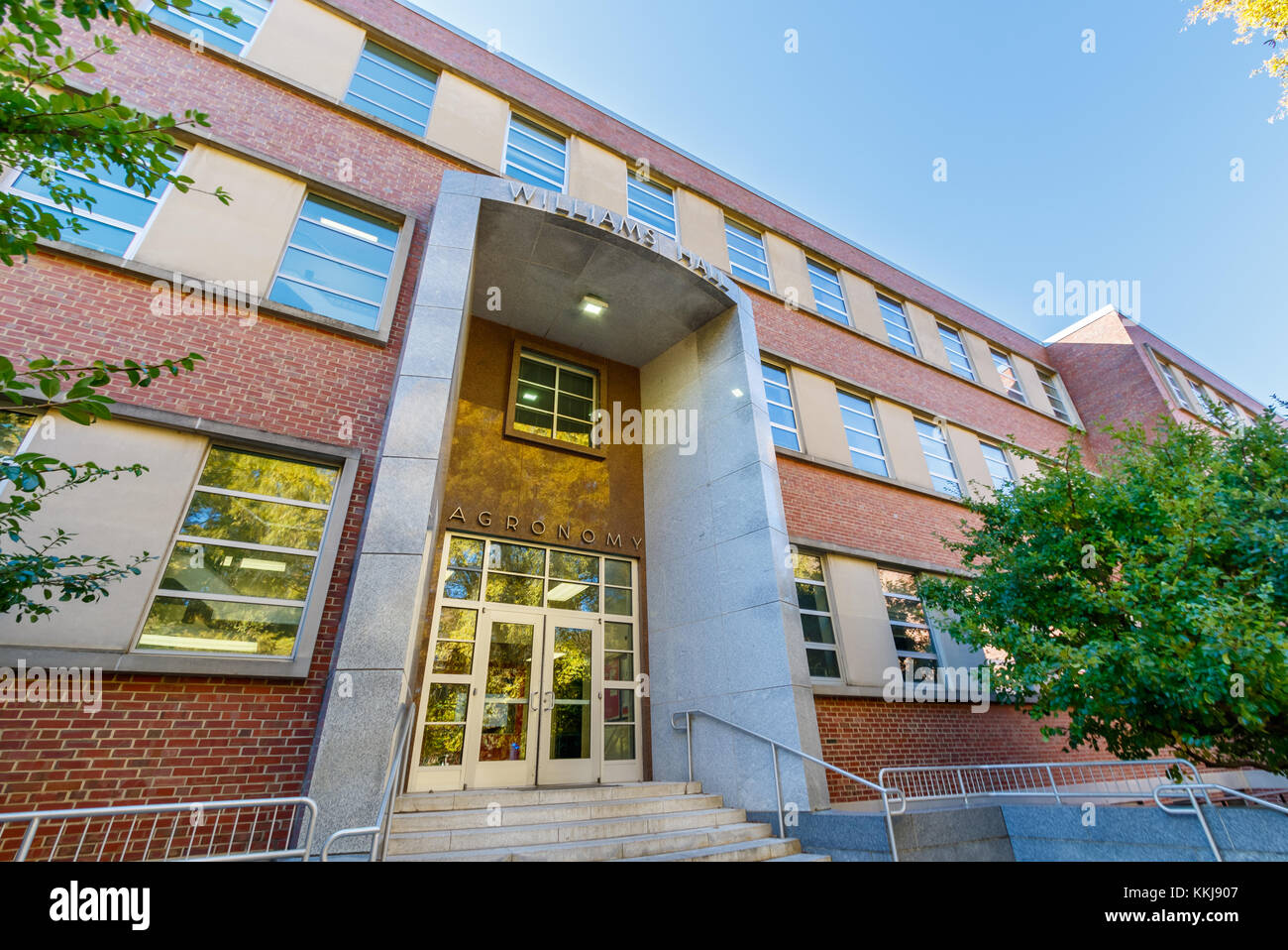 RALEIGH, NC, USA - NOVEMBER 24: Williams Hall on November 24, 2017 at ...