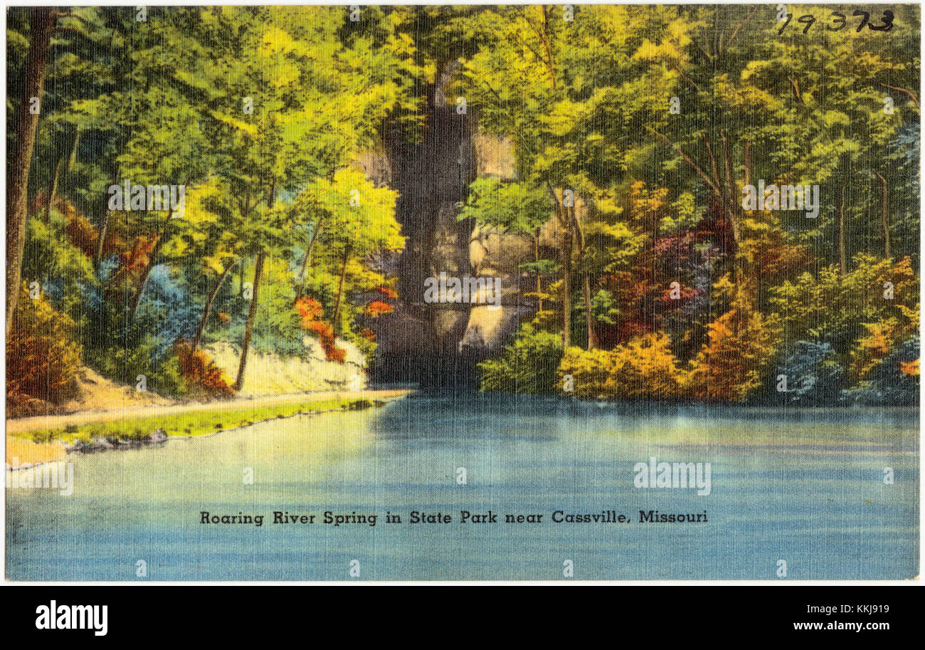 Roaring River Spring, located in Roaring River State Park near ...