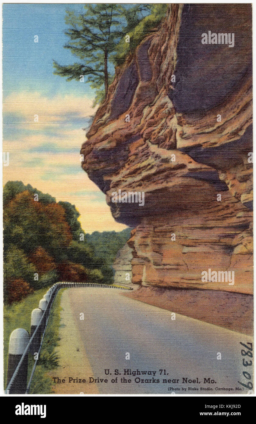 U.S. Highway 71, known as the Prize Drive of the Ozarks, runs through ...