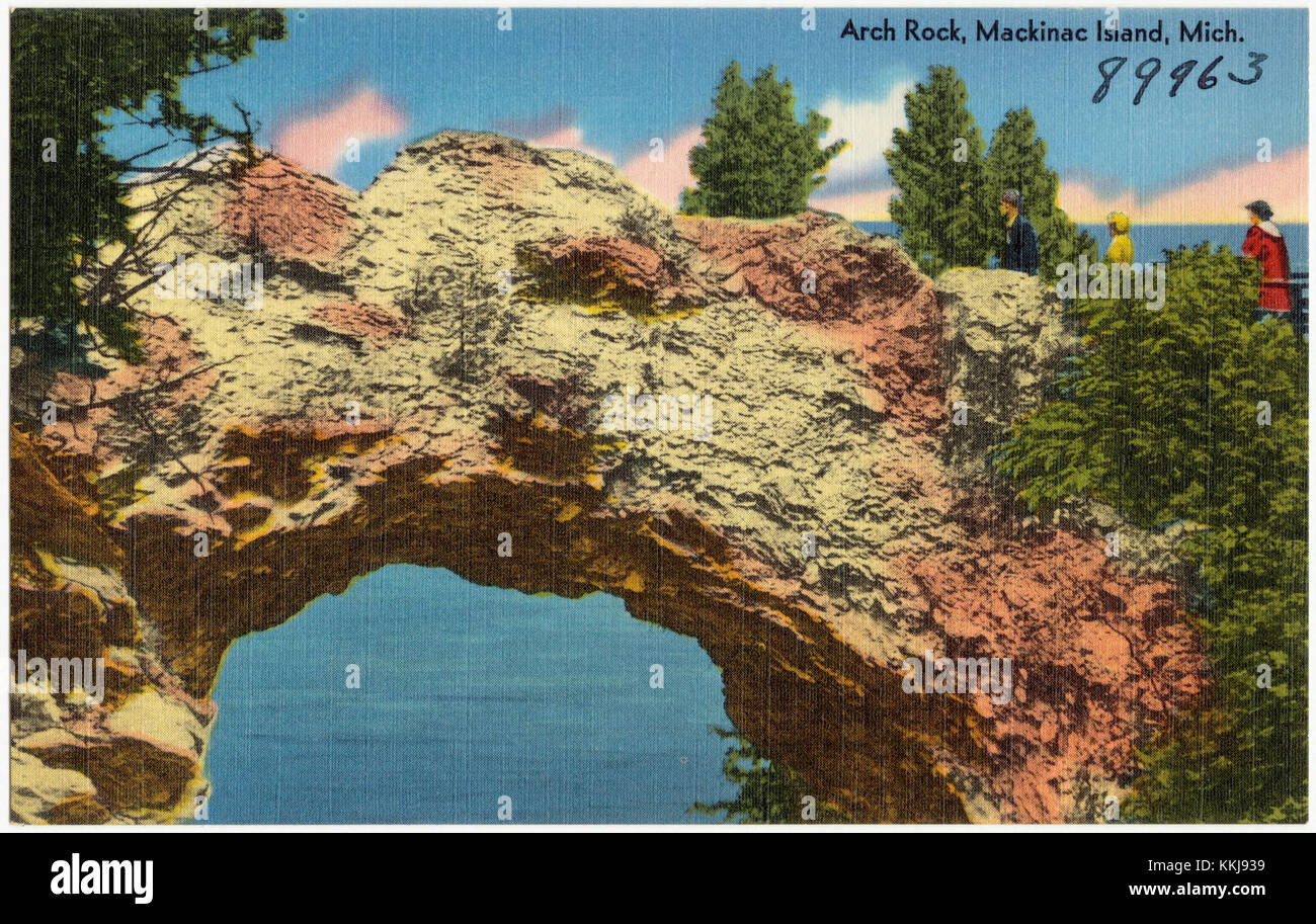 Mackinac island arch hi-res stock photography and images - Alamy