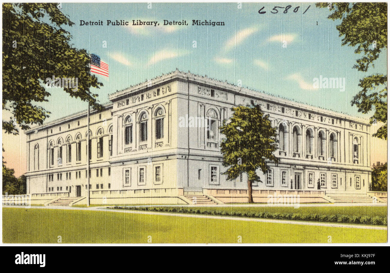The Detroit Public Library, located in Detroit, Michigan, is a major ...