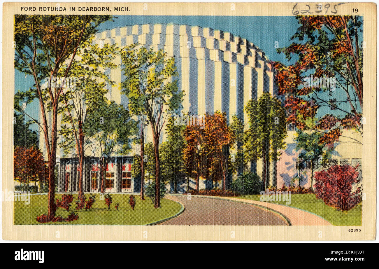 The Ford Rotunda, located in Dearborn, Michigan, was a notable ...