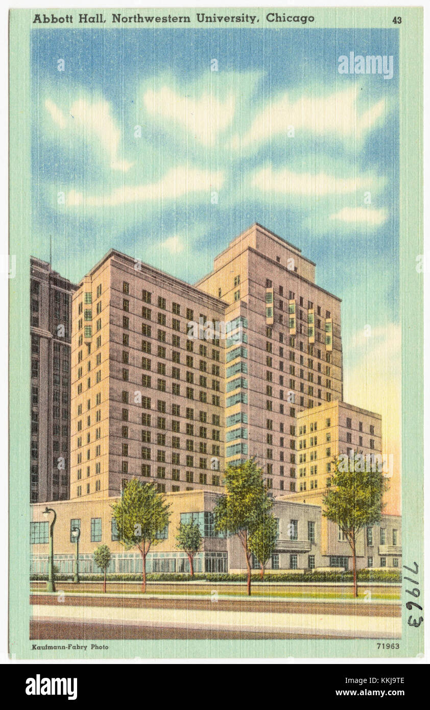 Abbot Hall at Northwestern University in Chicago is a historic building ...