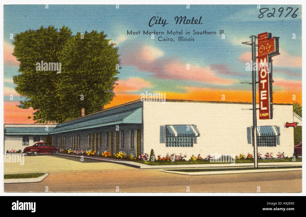 The City Motel in Cairo, Illinois, was known as one of the most modern ...