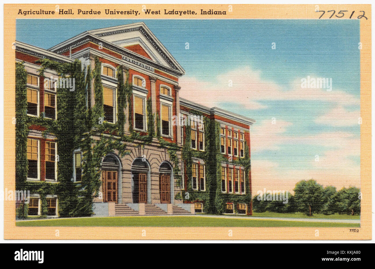 Purdue university university hall hi-res stock photography and images ...