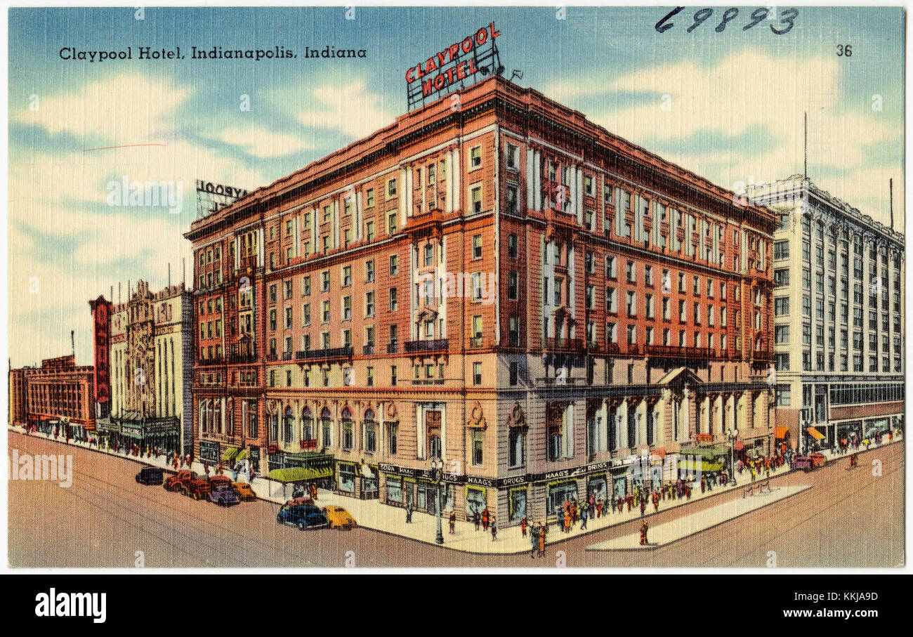 The Claypool Hotel in Indianapolis, Indiana, is a historic hotel known ...