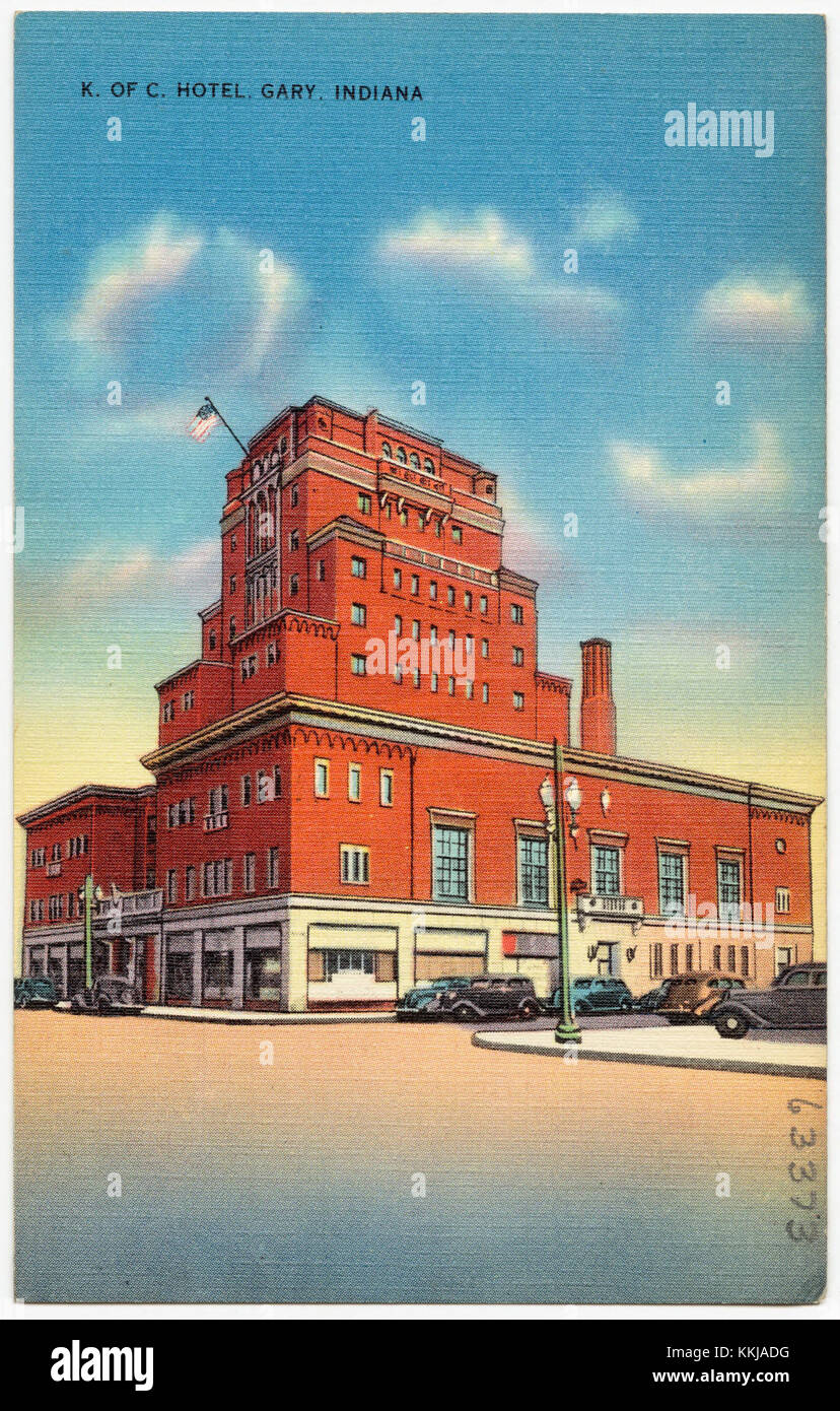 The K. of C. Hotel in Gary, Indiana, is a historical building known for ...