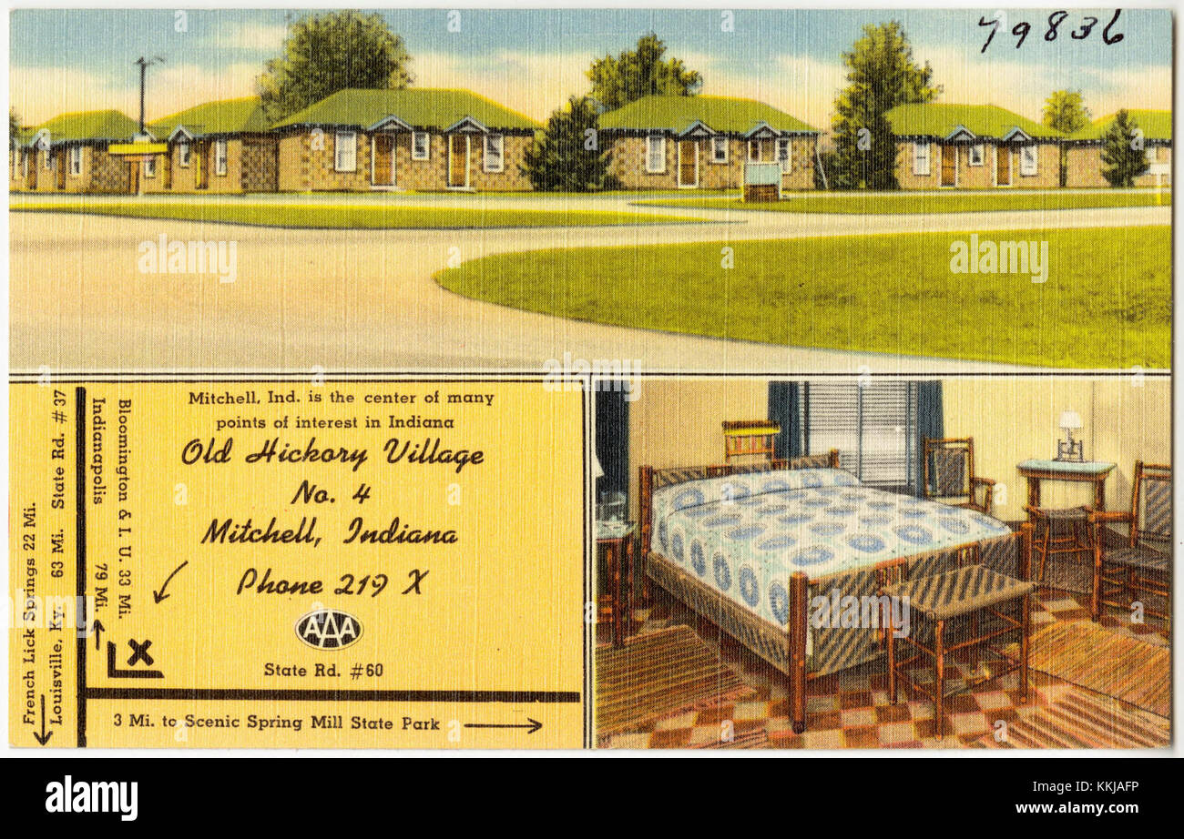 Old Hickory Village No. 4 is a residential area in Mitchell, Indiana ...