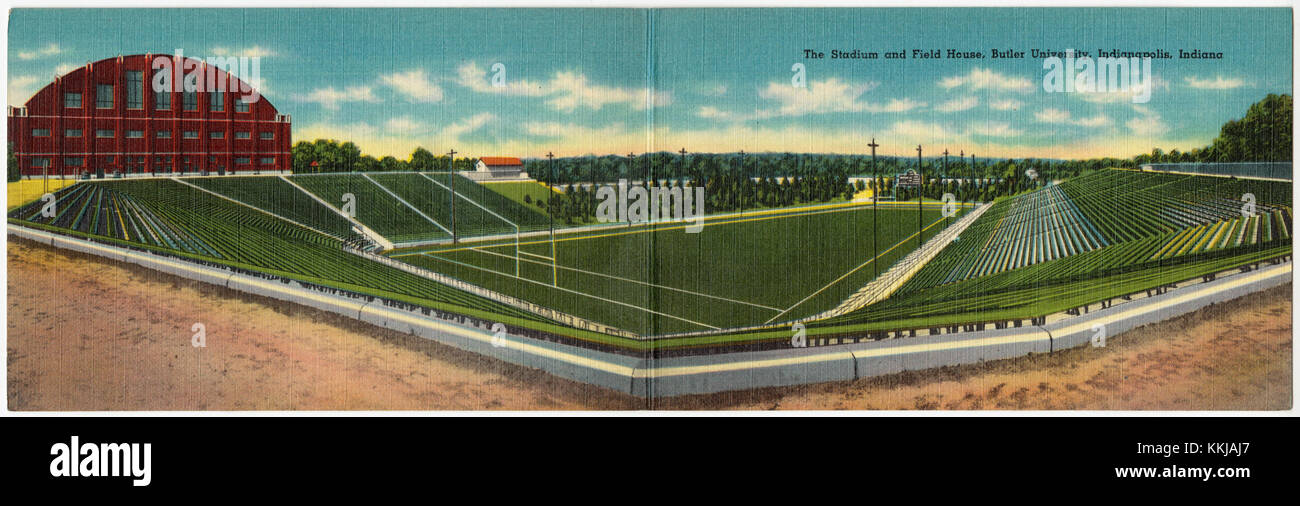 The stadium and field house at Butler University in Indianapolis ...