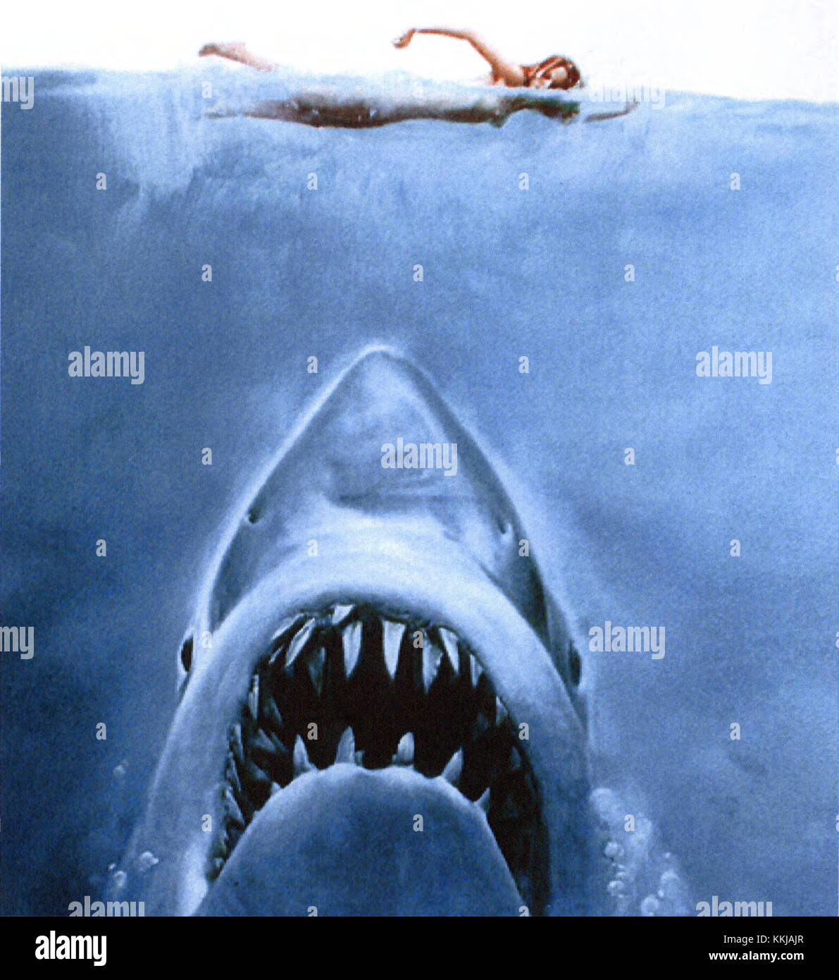 Jaws Book 1975 Cover Stock Photo - Alamy