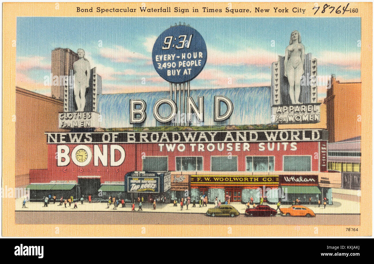 Historic waterfall sign hi-res stock photography and images - Alamy